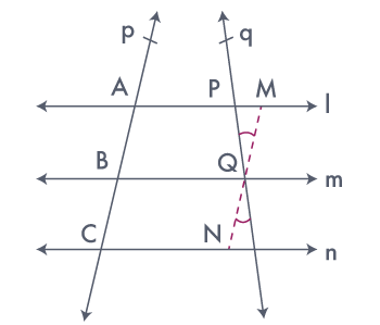 Parallel Lines Theorem Examples Lines Parallel To Same Line Are